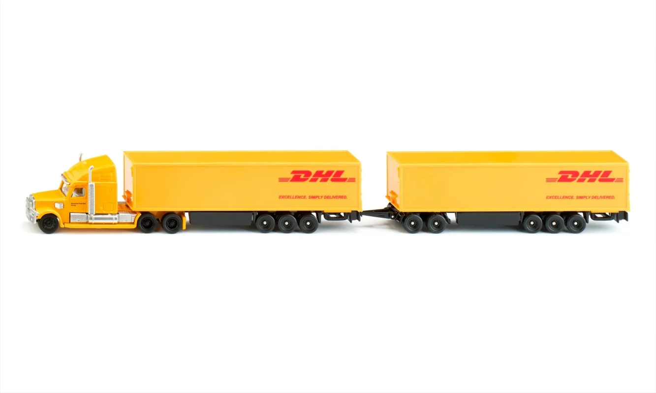Siku DHL Road Train - Realistic Freight Truck Toy for Kids & Collectors ...
